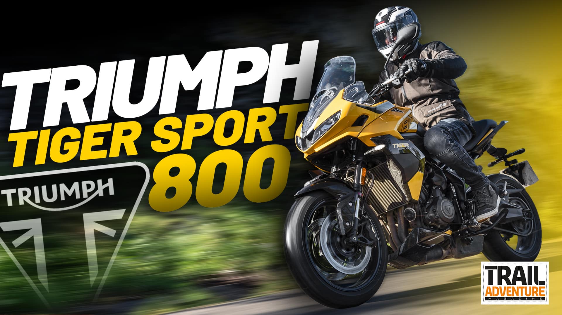 Essai Vidéo : Triumph Tiger 800 Sport - Trail Adventure Magazine